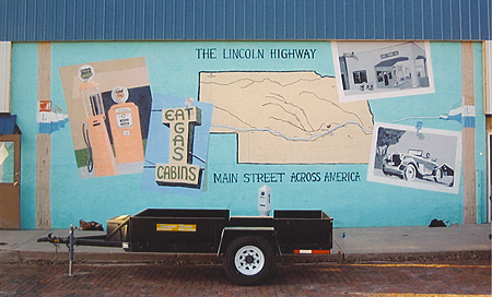 Lincoln Highway mural in Clarks, Nebraska | Lincoln Highway News